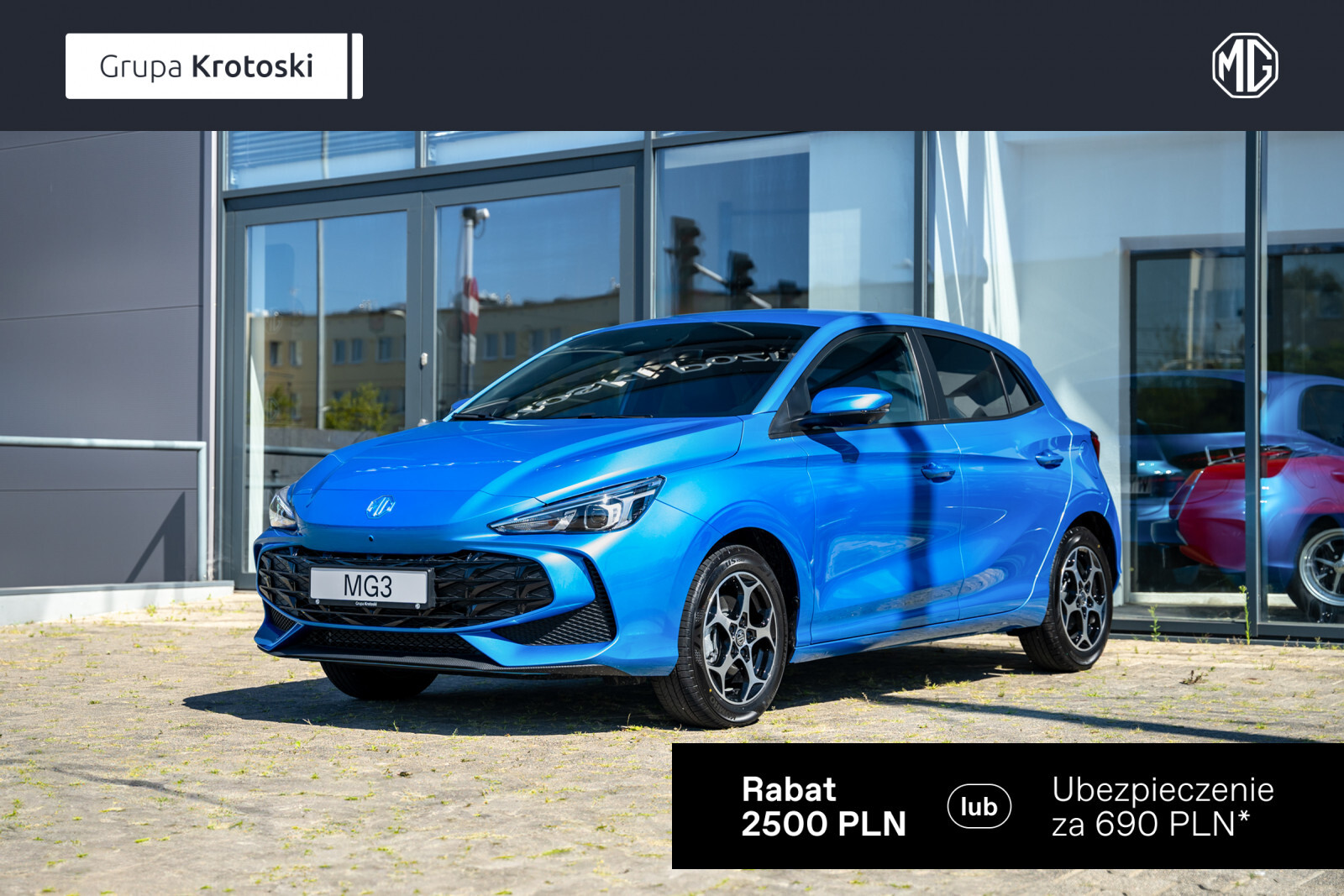 MG MG3, hybryda (HEV pełna), automatyczna, 2024 - Nowy | Grupa Krotoski